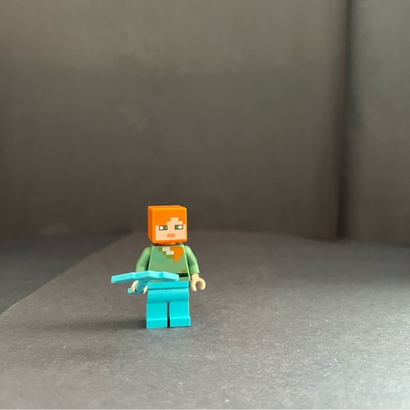 Lego | Other | Lego Minecraft Alex With Pickaxe Minifigure | Poshmark